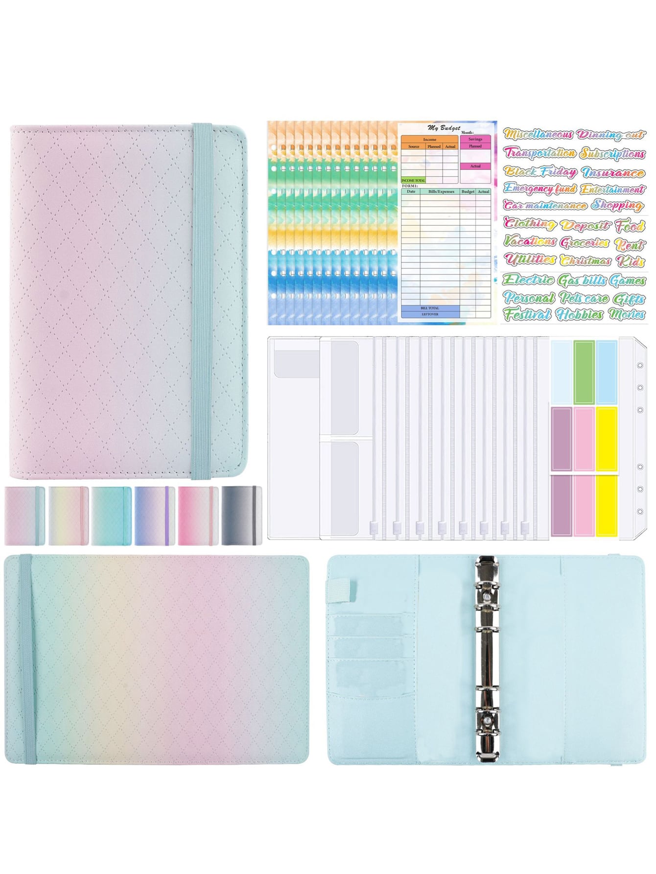 Budget binder Pink Ombre